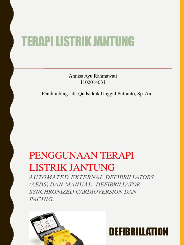 Terapi Listrik Jantung | PDF