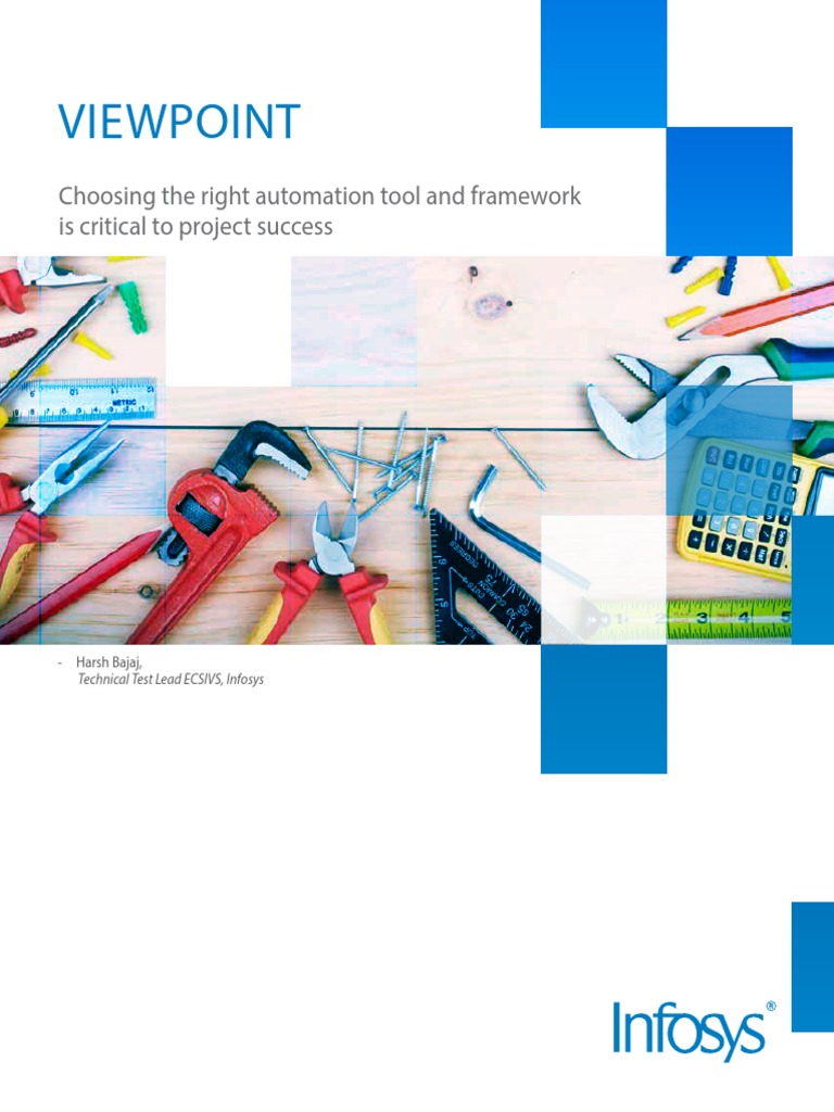 How To Choose An Automation Tool | PDF | Software Testing | Ios