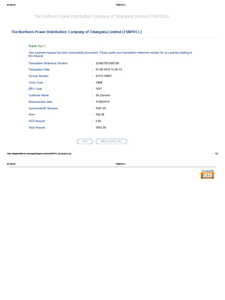 The Northern Power Distribution Company of Telangana Limited (TSNPDCL ...