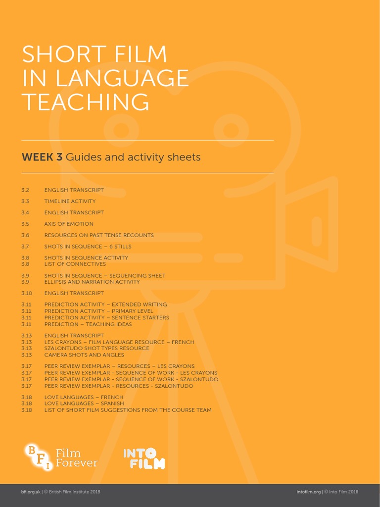 Short Film in Language Teaching 2 | PDF | Language Arts & Discipline ...