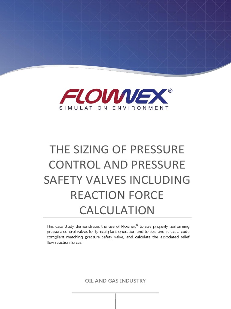 PSV Sizing and Reaction Force Modelling PDF | PDF | Valve | Pressure