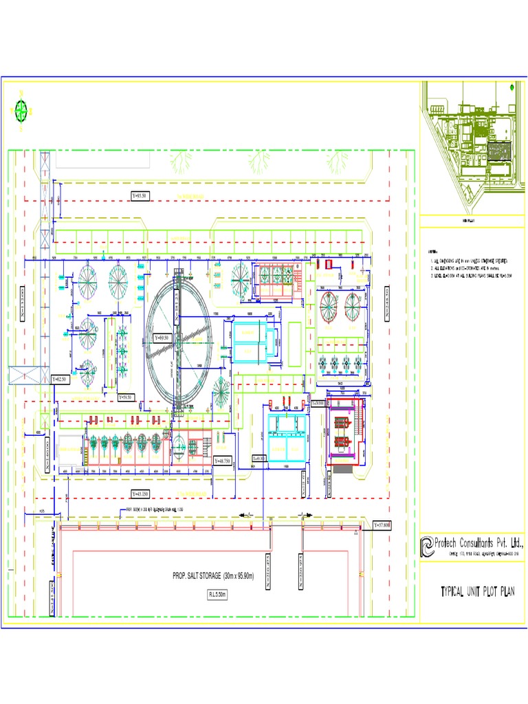 Typical Unit Plot Plan PDF | PDF | Water Management | Hydraulic Engineering