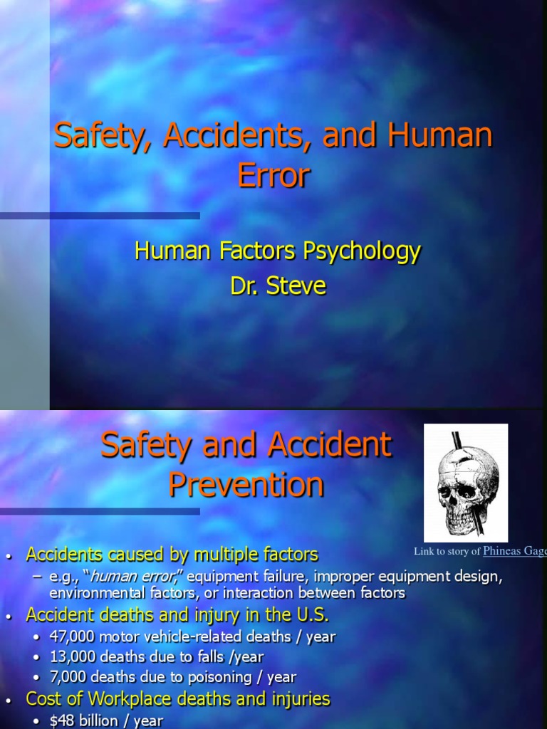 Unsafe Human Error | PDF | Traffic Collision | Occupational Safety And ...