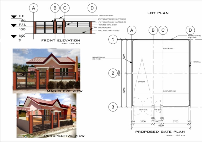 Lot Plan: Scale 1: 100 Mts | PDF