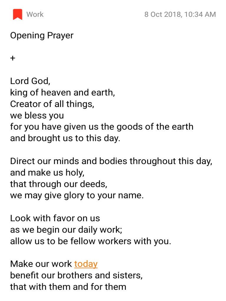 DPWH Opening Prayer | PDF