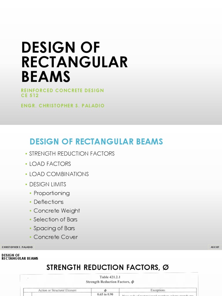 Rectangular Beam Design Guidelines Pdf Beam Structure