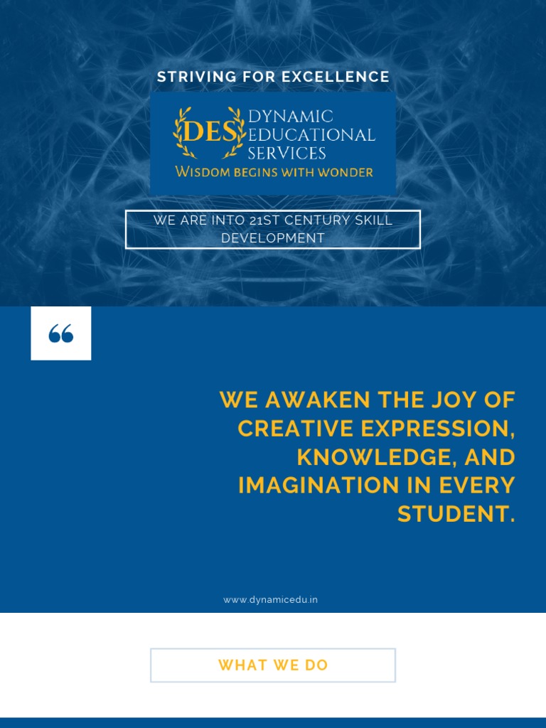 Dynamic Educational Services | PDF | Curriculum | Education Theory