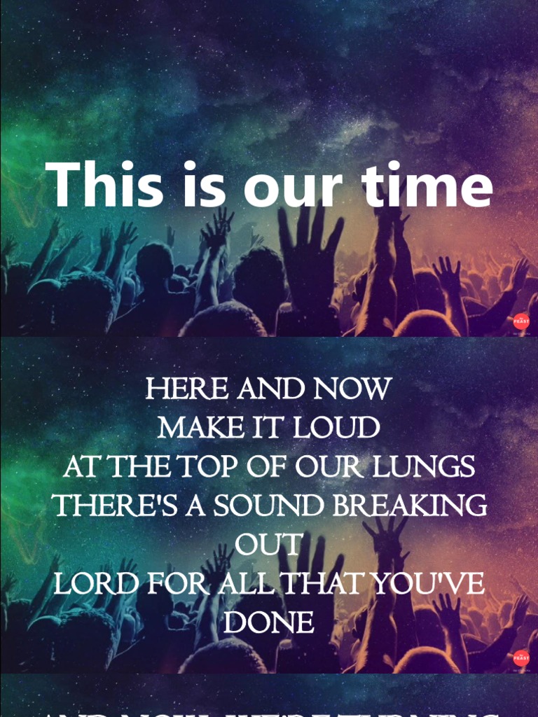 Feast Worship Line Up - August 11 | PDF | Grace In Christianity | Salvation