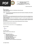 AKTU Circular | PDF | Technology & Engineering