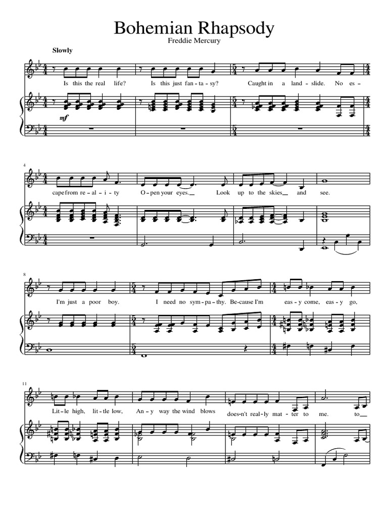 Bohemian Rhapsody PDF | PDF