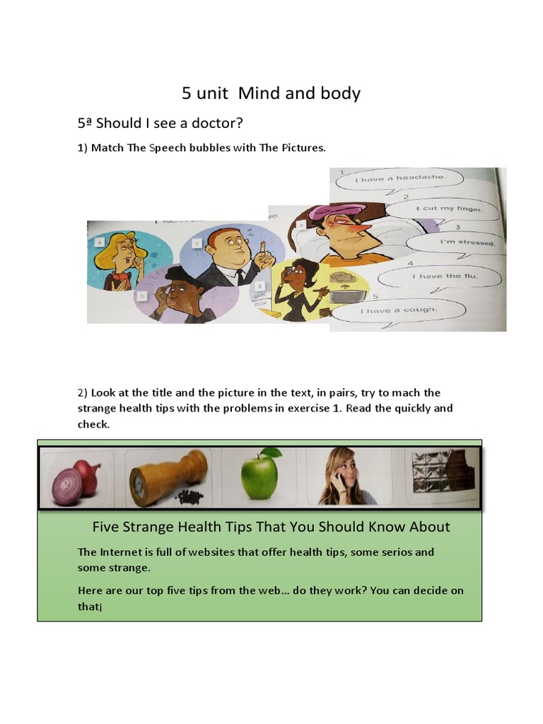 5 Unit Mind and Body | PDF