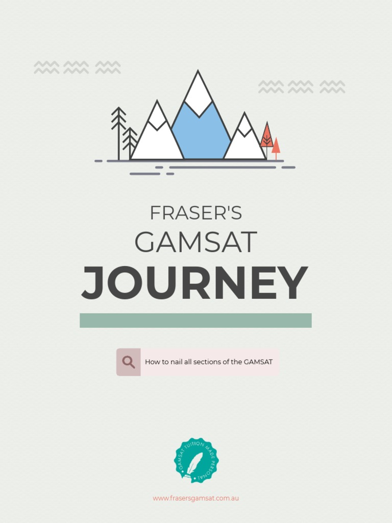 Frasers Gamsat Journey Gamsat Checklist Ebook PDF | PDF | Force ...
