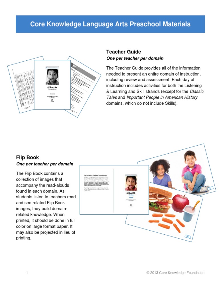 Pre K Visual Component Guide | PDF | Preschool | Teachers