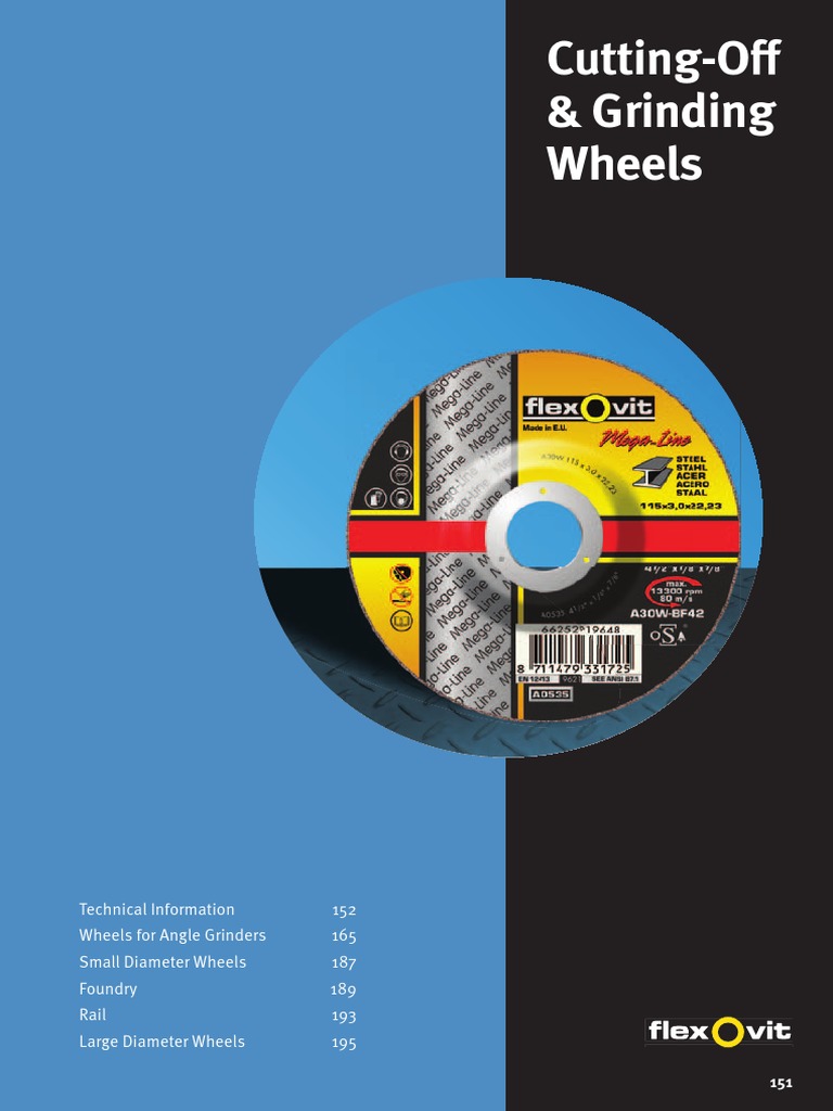 Cutting Wheel En12413 | PDF | Grinding (Abrasive Cutting) | Stainless Steel