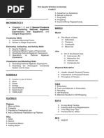 Math Reviewer Grade 8 1st Quarter | PDF | Fraction (Mathematics ...