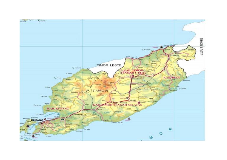 Peta Pulau Timor | PDF