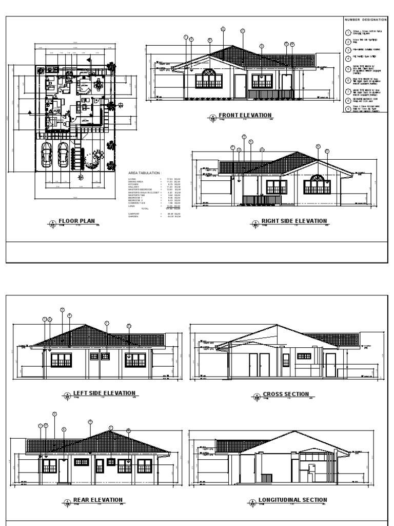Front Elevation: Area Tabulation | PDF | Suburbs Of Brisbane | Home