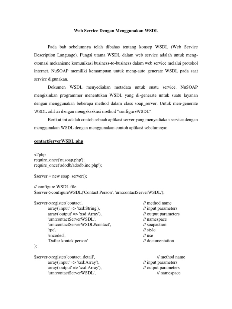 Web Service WSDL | PDF | Computers