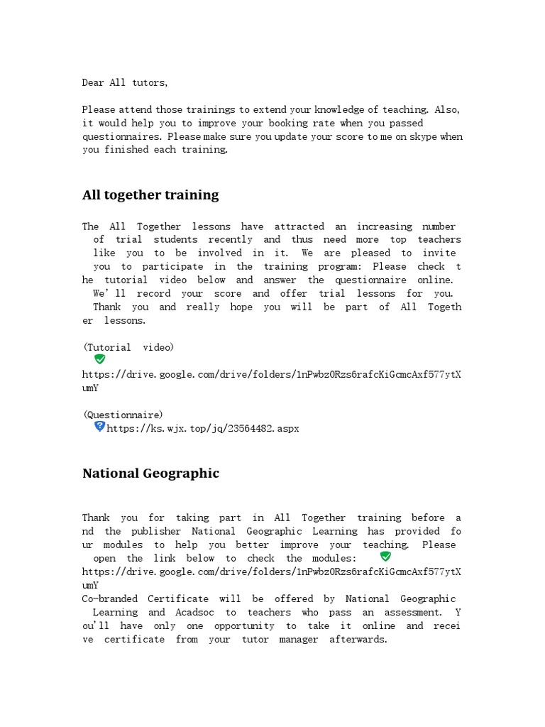 Self Trainings | PDF | Education Theory | Pedagogy