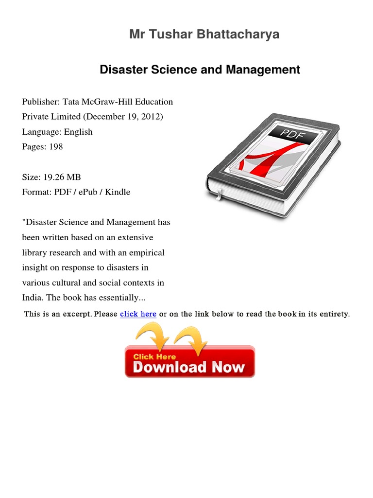 Disaster Science and Management MR 895932 | PDF | Chernobyl Disaster ...