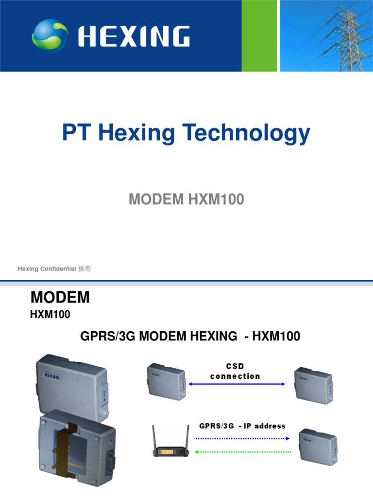 Modem Hexing HXM 100 | PDF