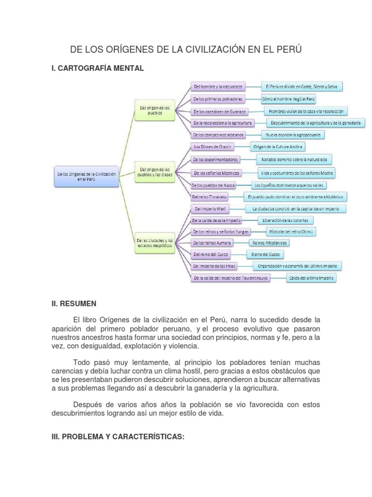 Orígenes de la Civilización en Perú | PDF | Cultura (general)
