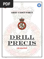 30-Step Drill Sequence for Cadets | PDF | Military | Warfare