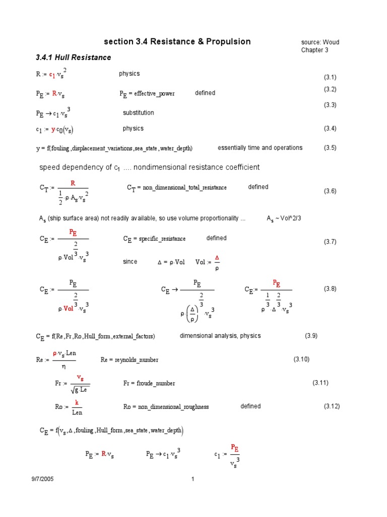 Understanding Ship Propulsion Through Equations: Calculating Effective ...