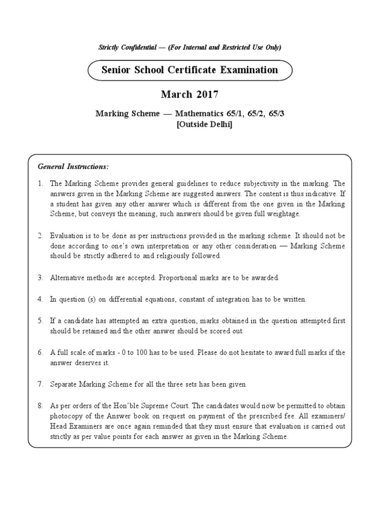 Class 12 Question Paper | PDF | Algebra | Teaching Mathematics