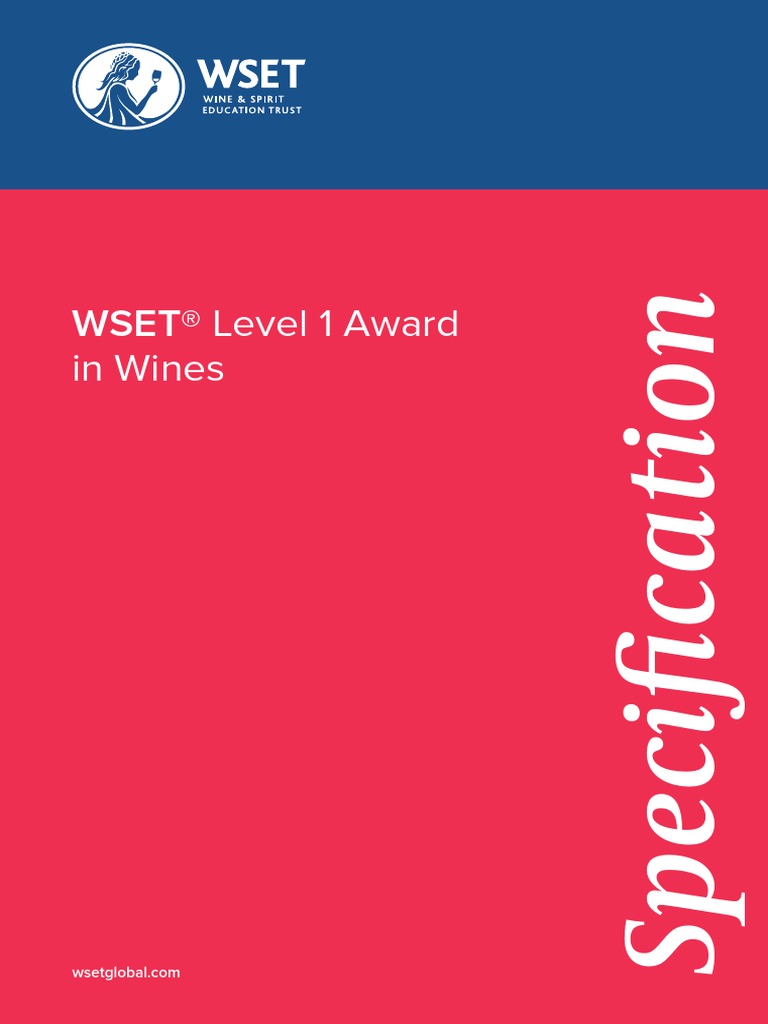 Wset L1wines Specification | PDF | Wine | Rose