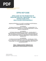 Efpia Code of Practice On Relationships Between Pharma and Patient ...