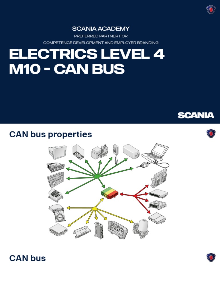 Scania CAN Bus Wiring and Diagnostics | PDF | Physical Layer Protocols ...