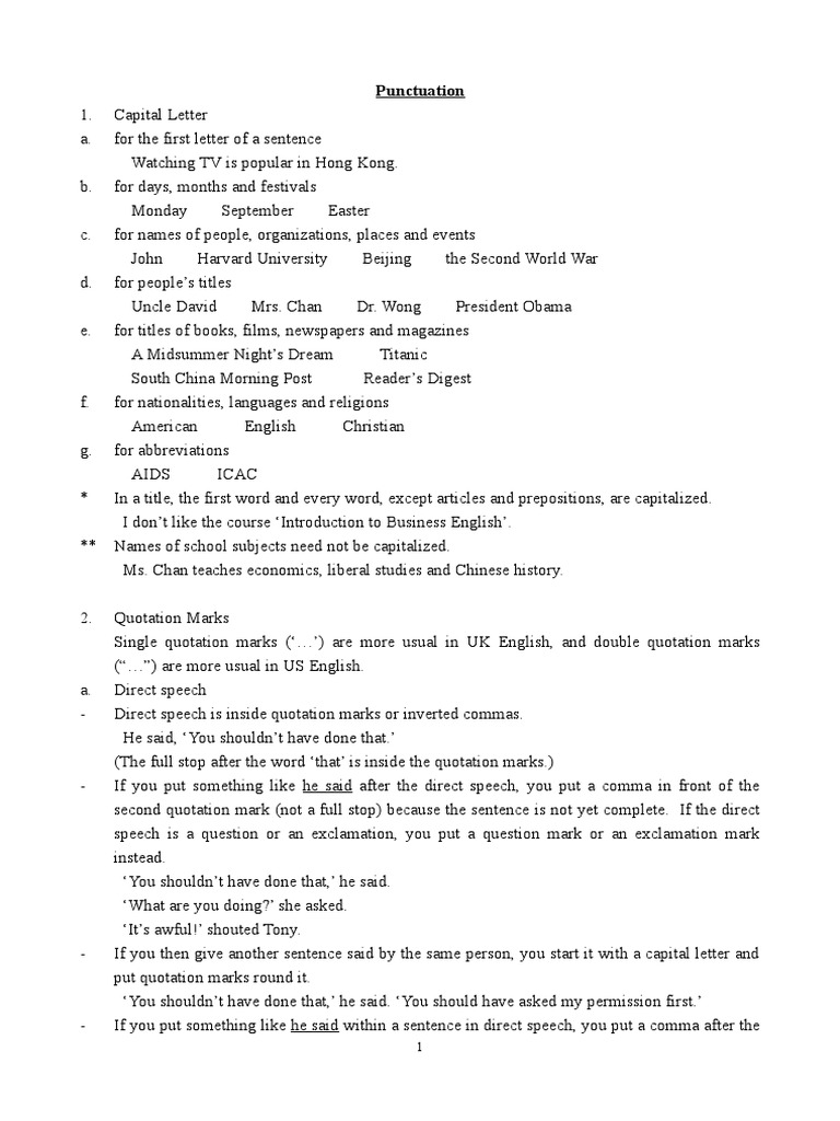 Punctuation | PDF | Comma | Adjective Punctuation | PDF | Comma | Adjective