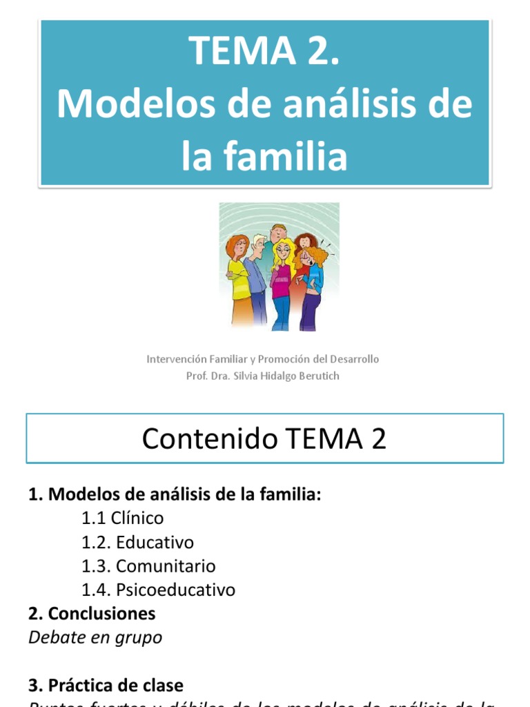TEMA 2.modelos de Analisis de La Familia | PDF