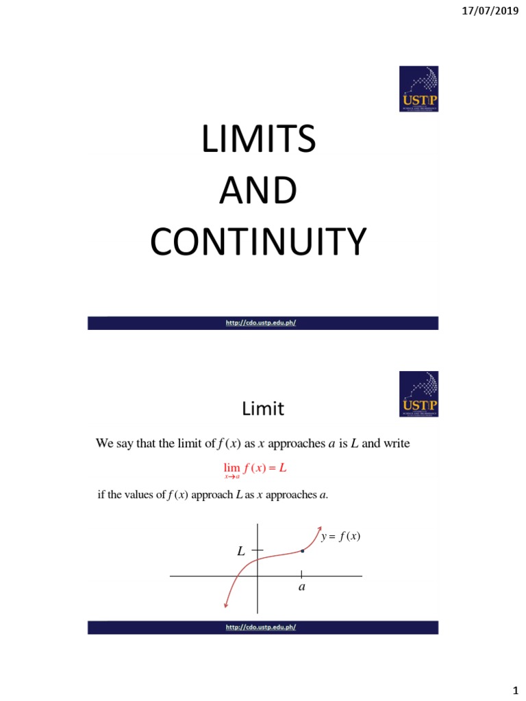 Limits Calculus 1 | PDF | Philosophical Methodology | Mathematical Logic