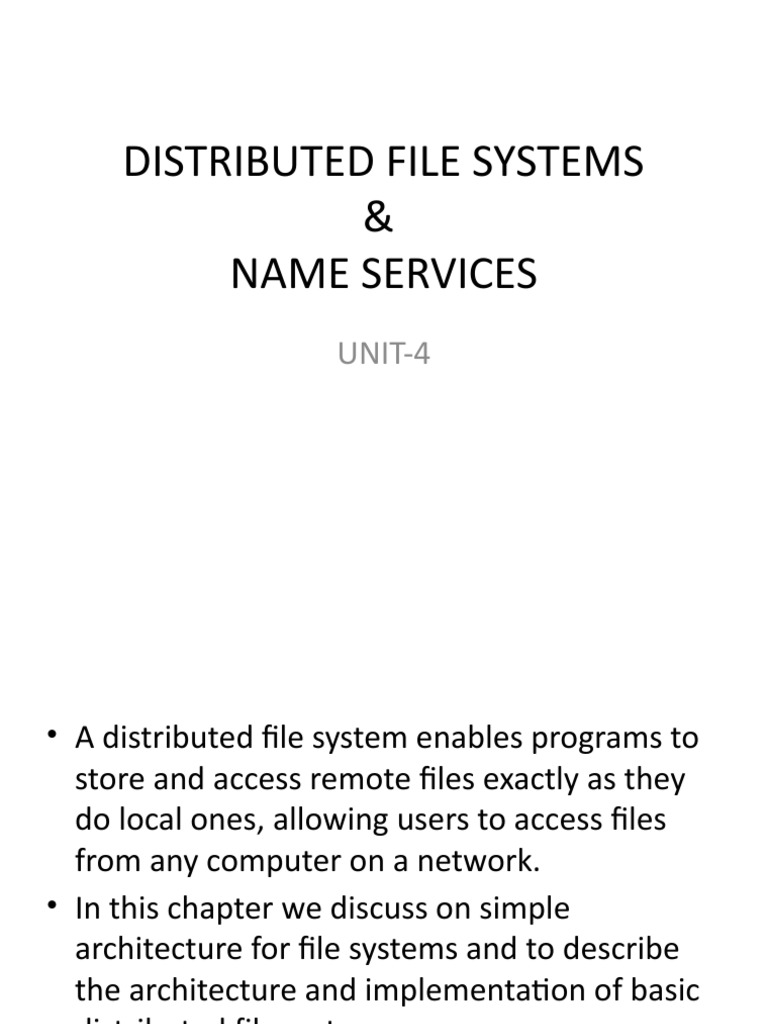 Distributed File Systems | PDF | File System | Cache (Computing)