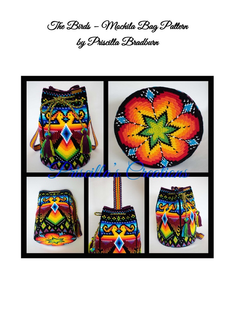 The Birds - Mochila Bag Pattern v3 | PDF | Crochet | Textiles