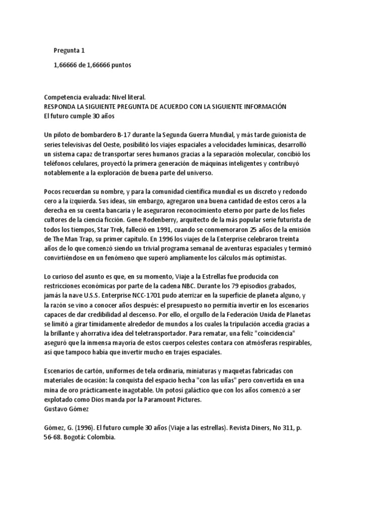 Comprension Lectora Actividad 3 | PDF | Musa | Amor