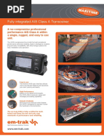 EM-TRAK A100 AIS Class A Transceiver | PDF | Telecommunications ...