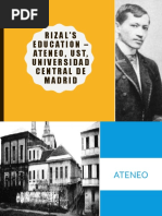 Rizal's Journey at UST (1877-1882) | PDF | Medicine