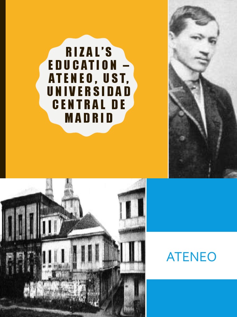 Rizal's Education in Madrid and Ateneo | PDF | Philippines