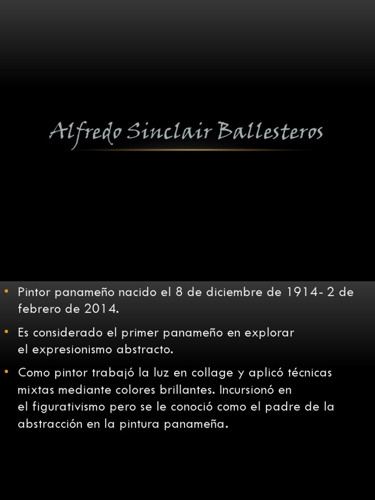 Alfredo Sinclair | PDF