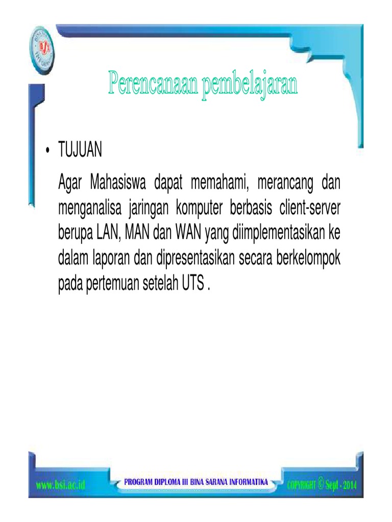 Modul Jaringan Komputer BSI Semester 4 | PDF | Seni