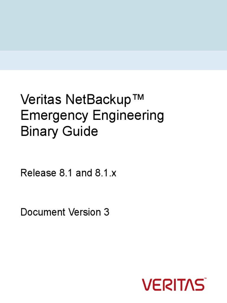 Netbackup Emergencey Binary Code | PDF | Hyper V | Backup