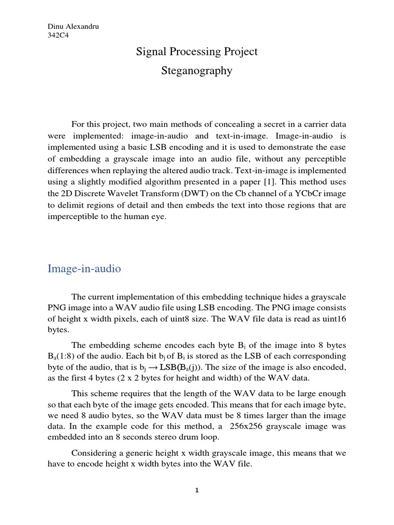 Signal Processing Project | PDF | Telecommunications Engineering ...
