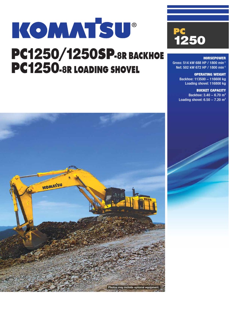 PC1250 1250SP-8R PDF | PDF | Horsepower | Engines
