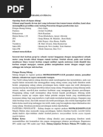 Skenario Sidang Praktik Peradilan Perdata | PDF