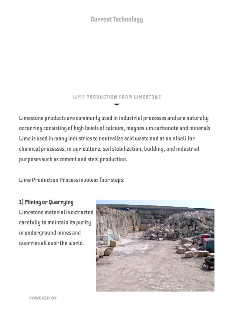 Lime Production Process Explained | PDF | Chemical Equilibrium ...