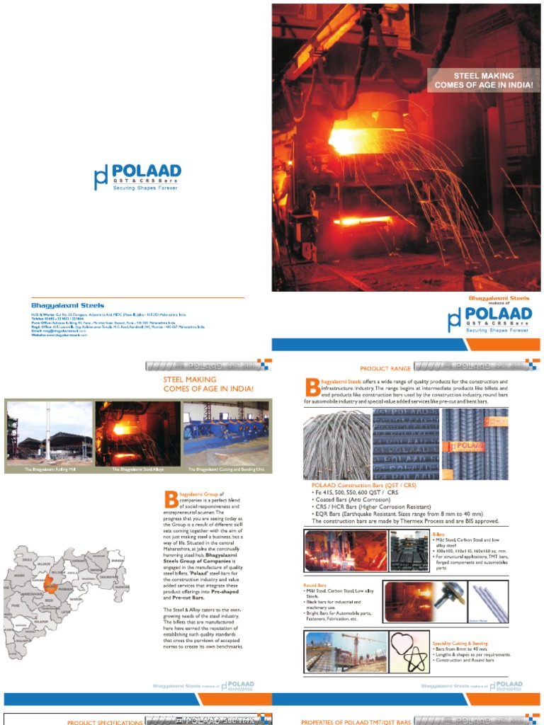Polaad Steel PDF | PDF | Sulfur | Chemical Substances