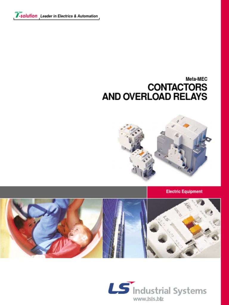 LS Contactors and Overload Relays PDF | PDF | Relay | Power (Physics)